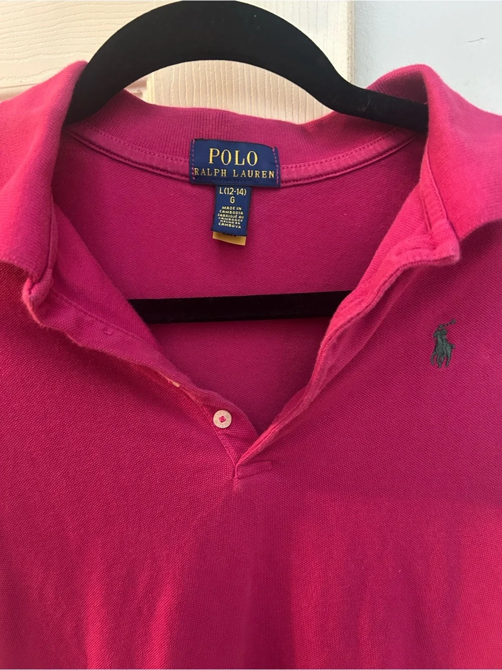Polo Ralph Lauren | Dresses | Polo By Ralph Lauren Hot Pink Classic ...